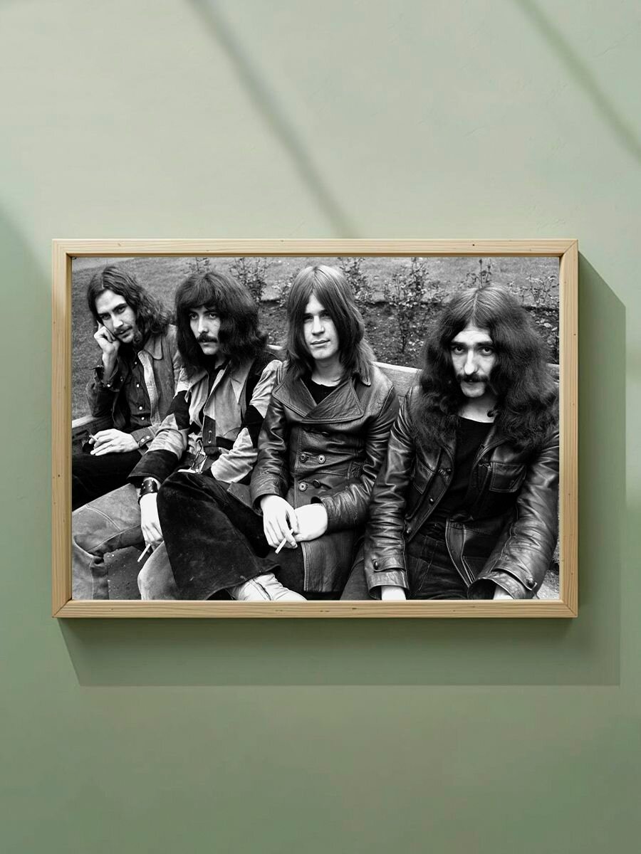 Постер, плакат на стену "Black Sabbath / Блэк Саббат Рок Группа" 42 см х 29,7 см (А3)