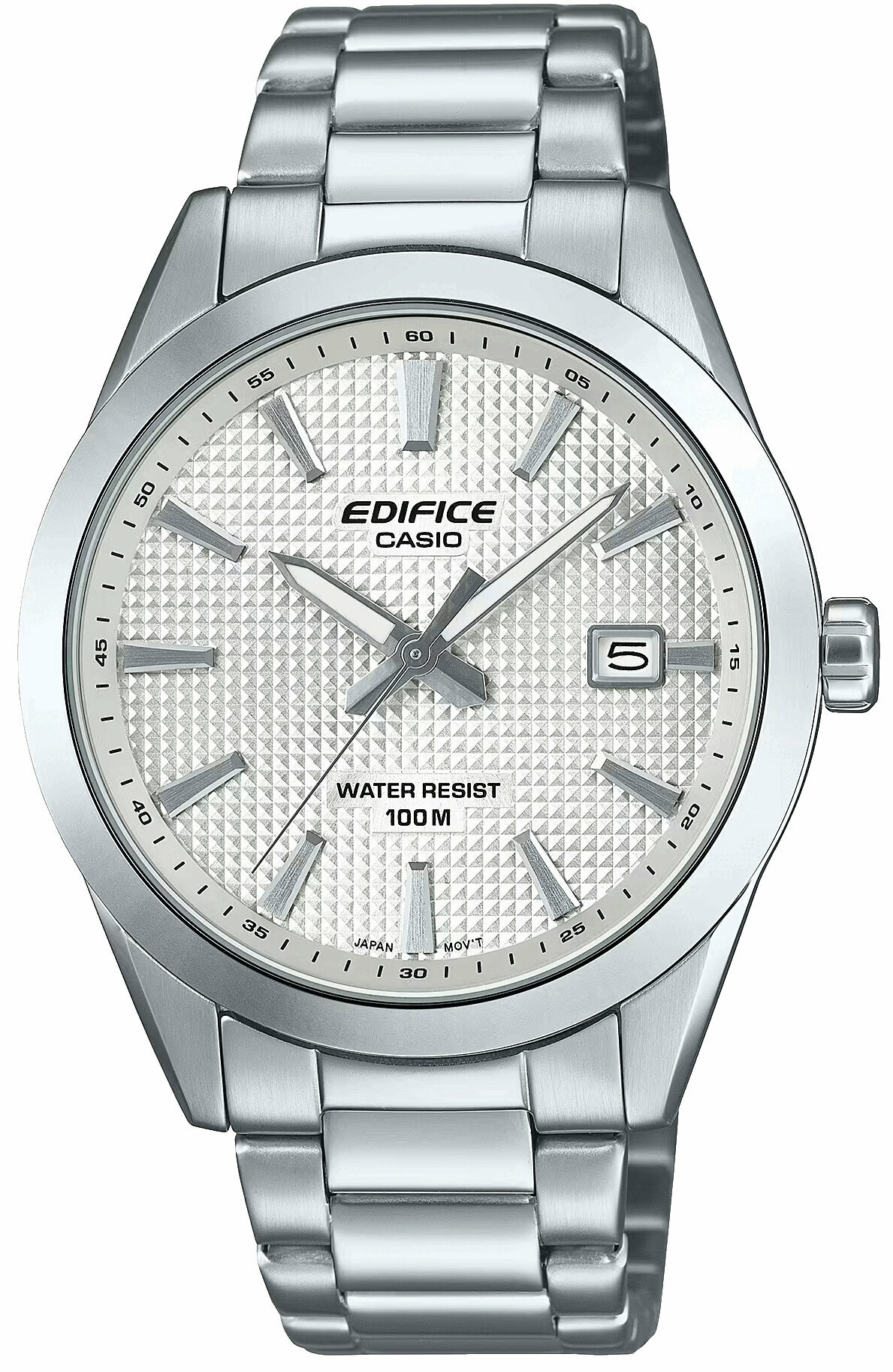 Наручные часы CASIO Edifice, белый, серебряный