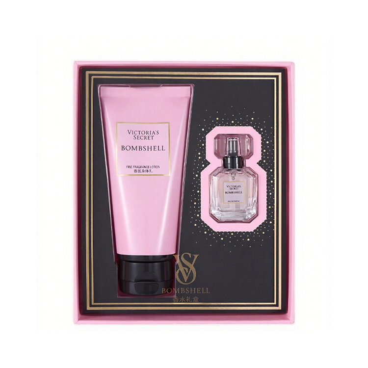 Парфюмированный набор унисекс Victoria's Secret Bombshell, 100 мл + 7.5 мл, Two-Piece Set: Sexy Lady Fragrance Body Lotion 100ml+Sexy Lady Perfume 7.5ml