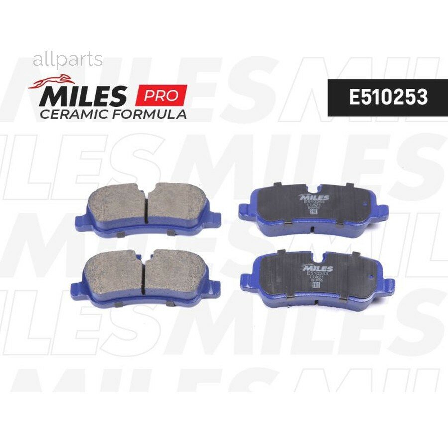 MILES E510253 Колодки тормозные LAND ROVER DISCOVERY 2.7TD/4.4 04>/RANGE ROVER 05>задние Ceramic