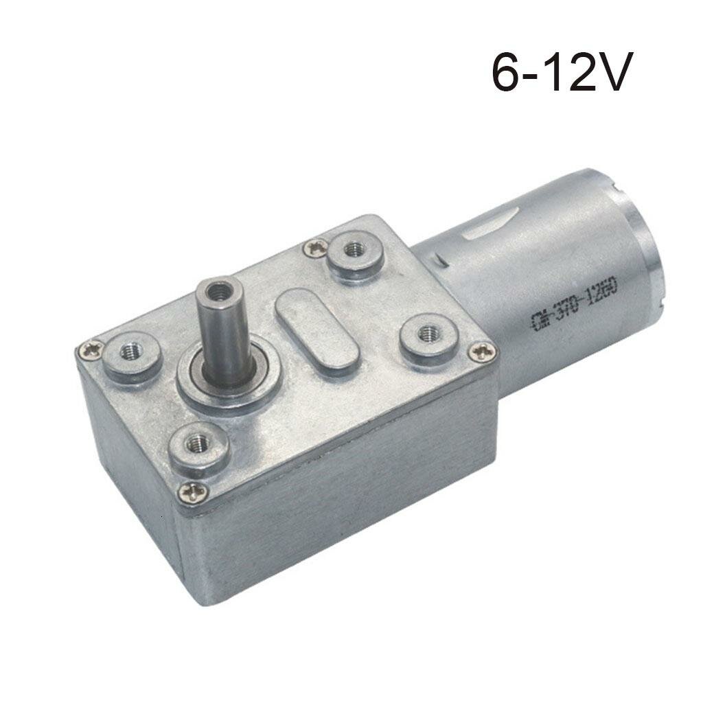Реверсивный червячный мотор JGY370, 6 - 12V