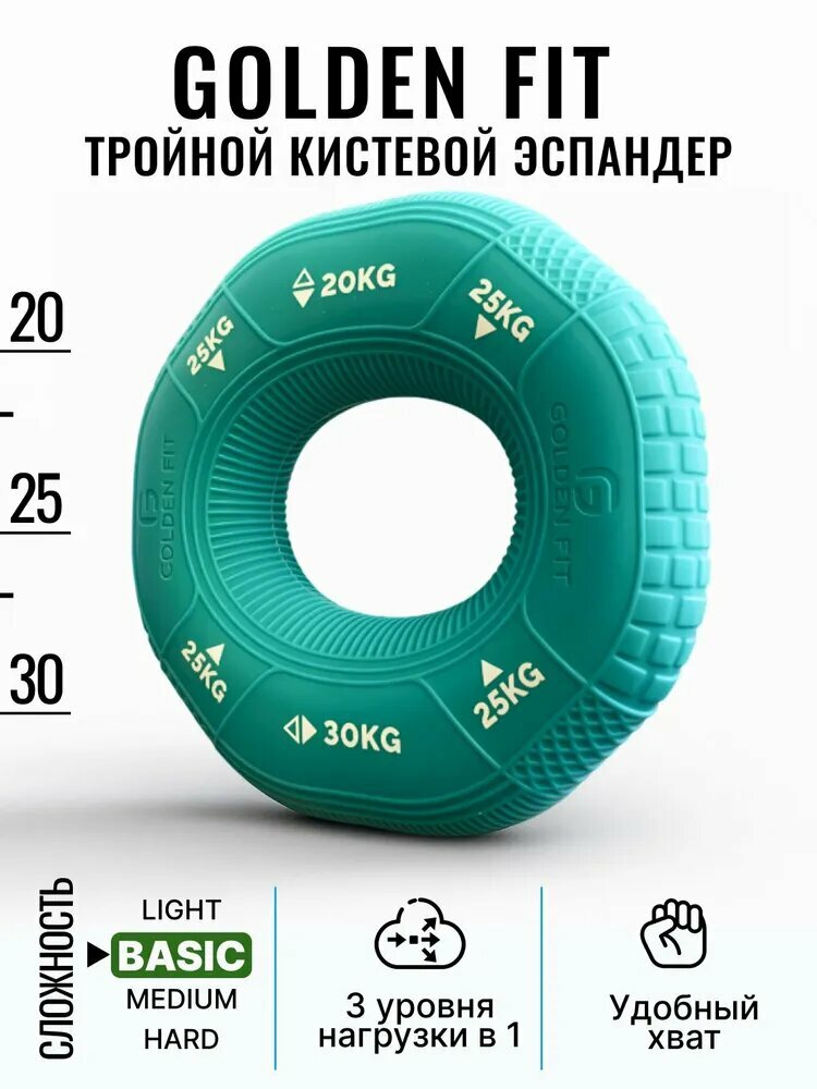 GOLDEN FIT Эспандер , 1 шт, 30 кг
