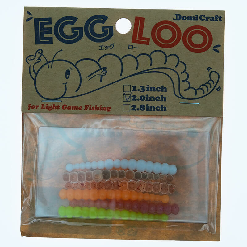 Силиконовая приманка Domi Craft Egg Loo 2.0' #14