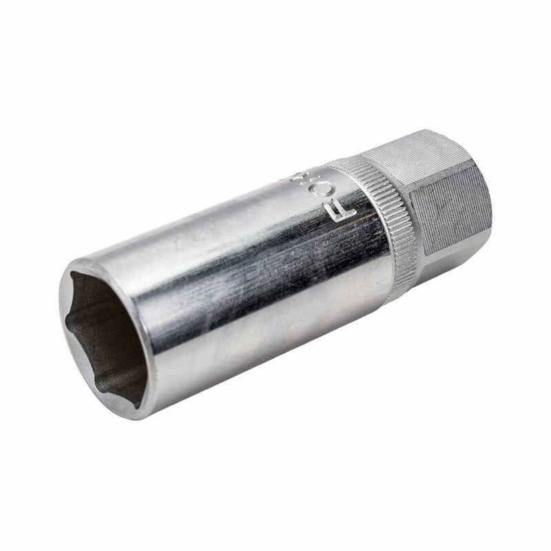 Головка свечная Force 807418, 1/2", 6-гранная, 65 мм, S 18 мм