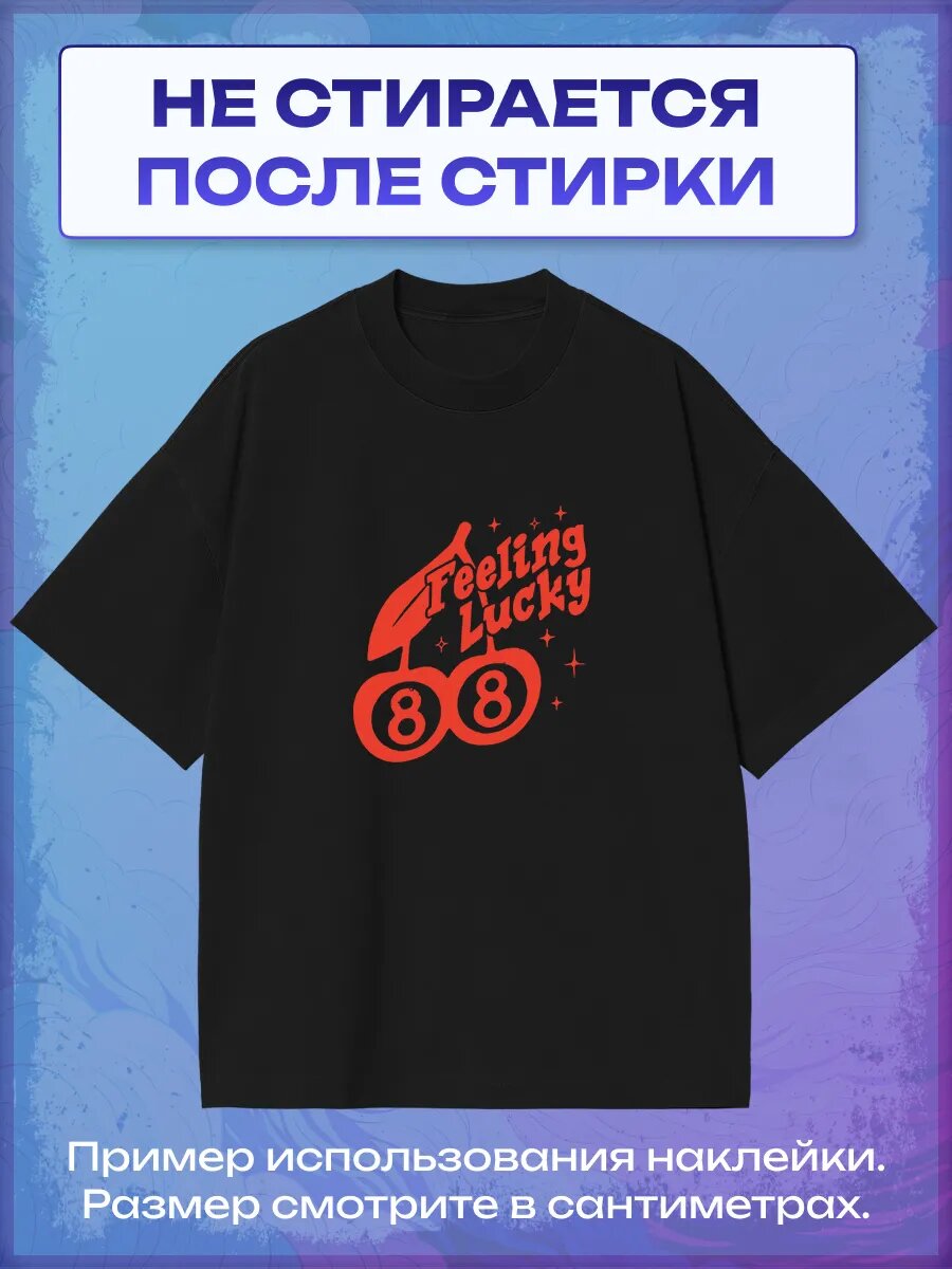 Термонаклейка feeling lucky — фото 1