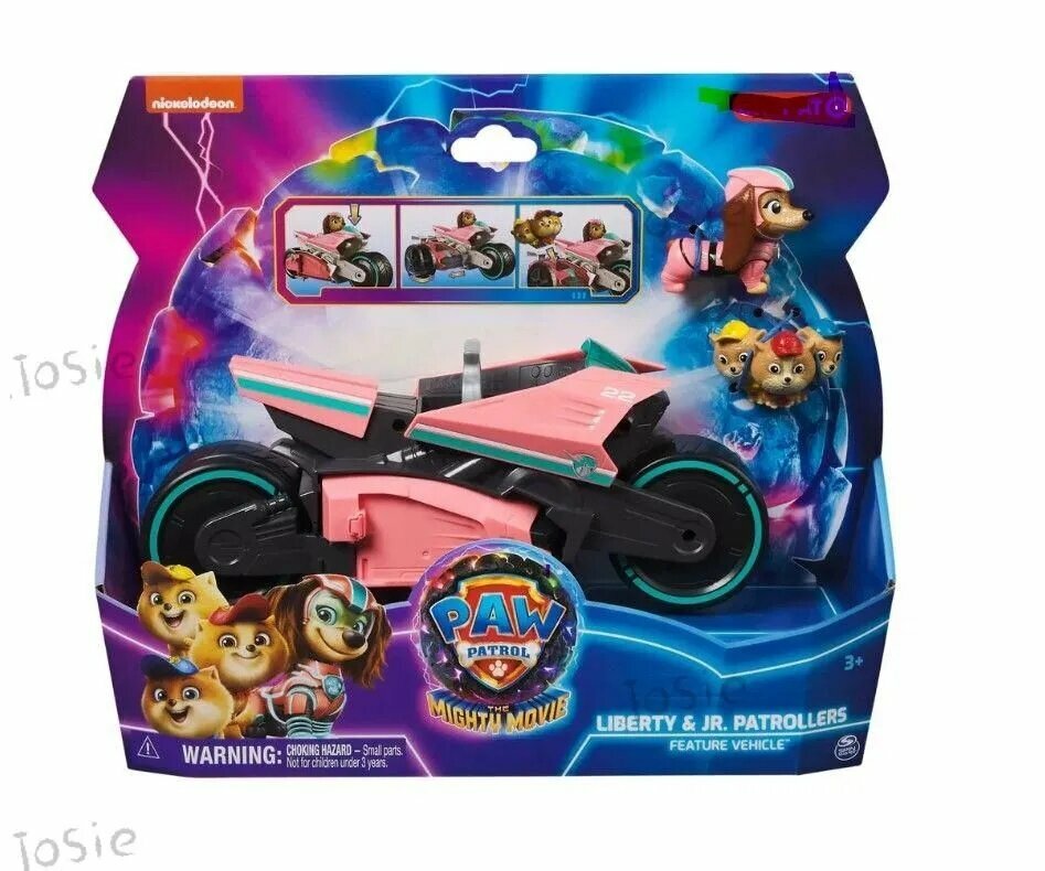 Игровой набор PAW Patrol Либерти на мотоцикле трансформере Щенячий патруль Мегафильм