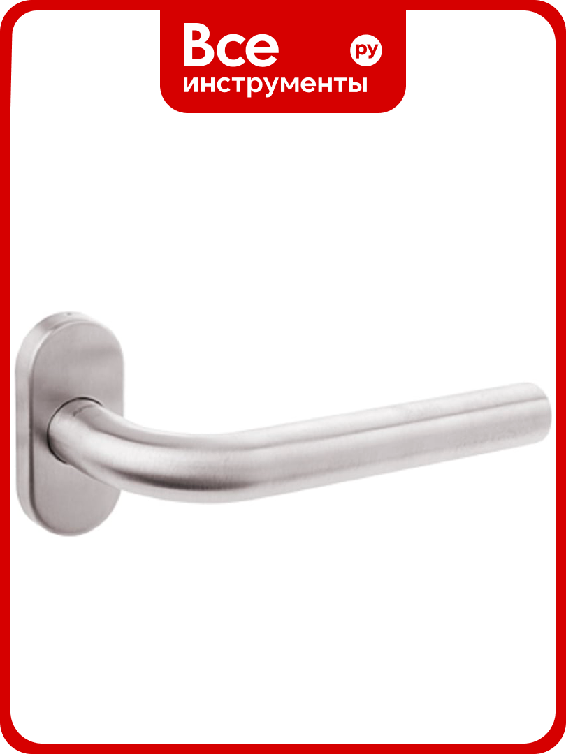 Ручки дверные APECS H-0901 INOX/304, из стали AISI 304, комплект с крепежом для входных дверей