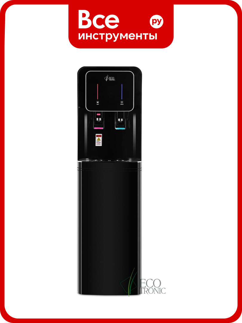 Пурифайер-проточный кулер для воды ECOTRONIC A60-U4L Black ETK/ 7139