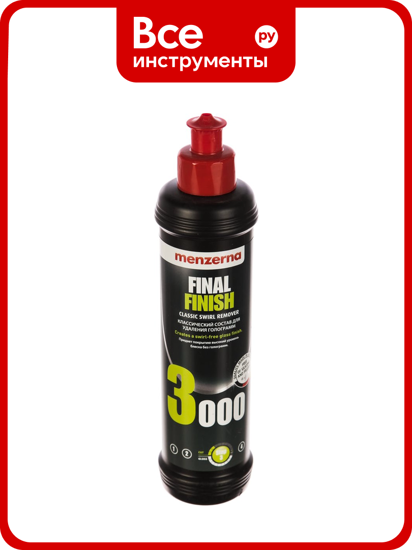 Низкоабразивная доводочная полировальная паста Final Finish 3000 250 мл Menzerna 22029.281.870