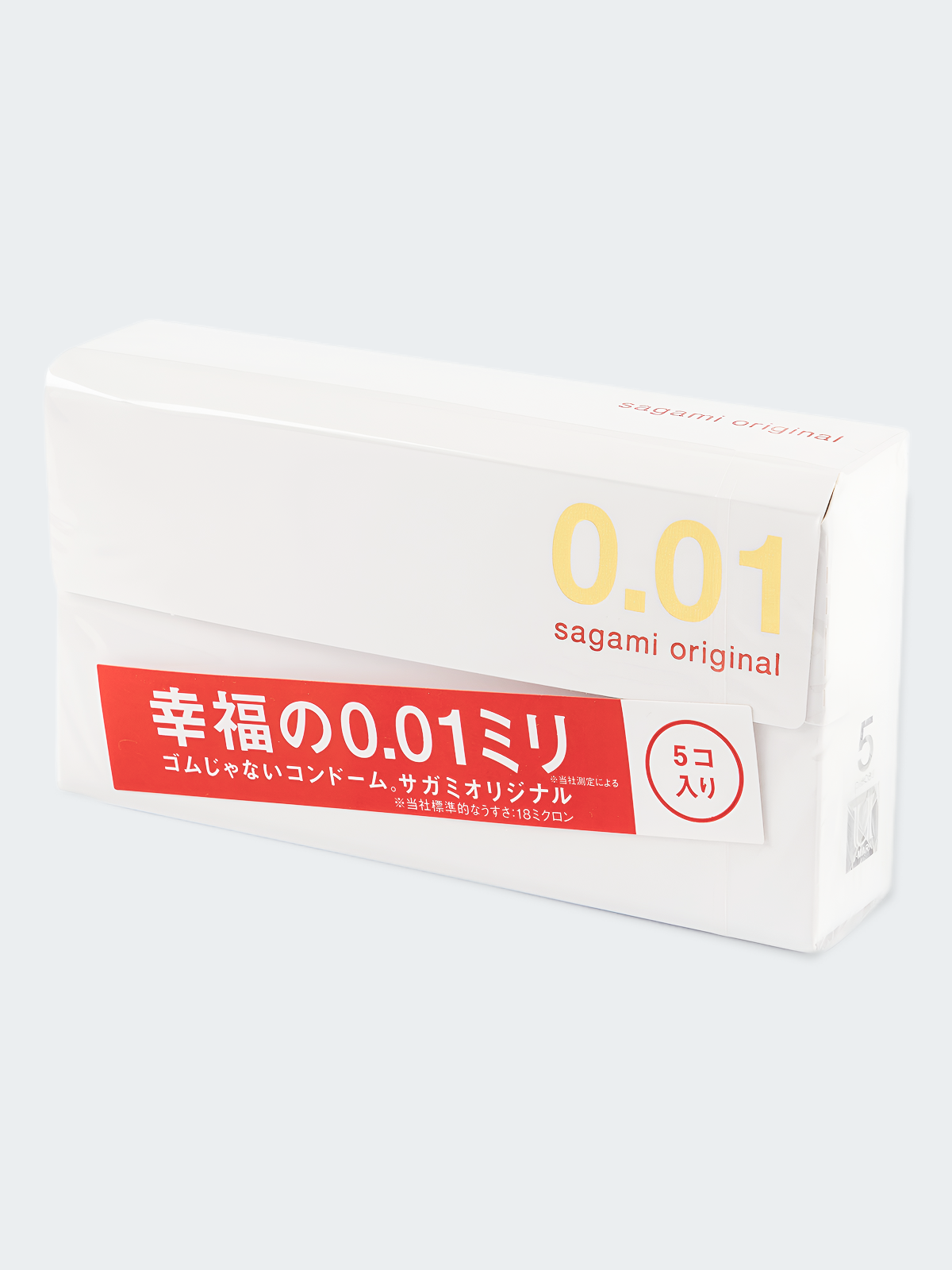 Презервативы полиуретановые Sagami Original 0.01 5 штук Японские