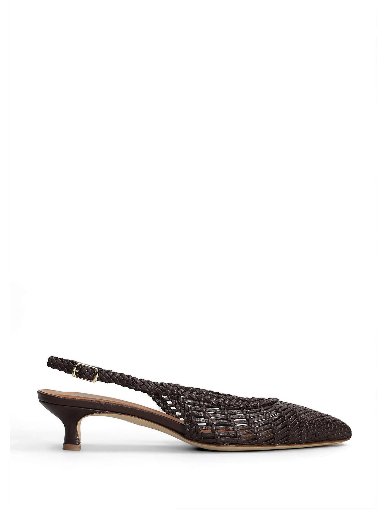 Туфли Woven slingback pumps 