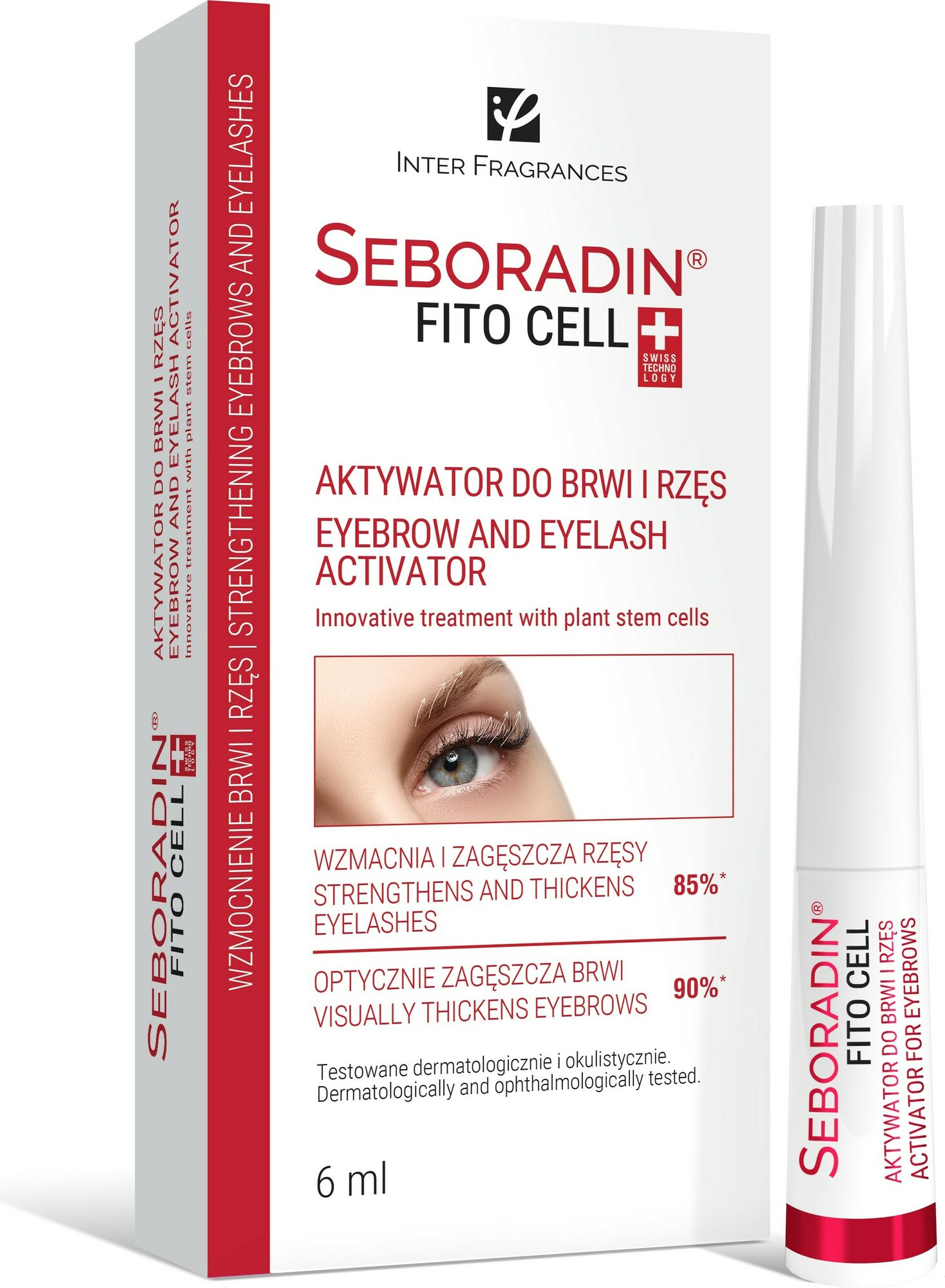SEBORADIN Сыворотка Seboradin Fito Cell для роста ресниц и бровей Seboradin Fito Cell Eyebrow and Eyelash Activator 80ml