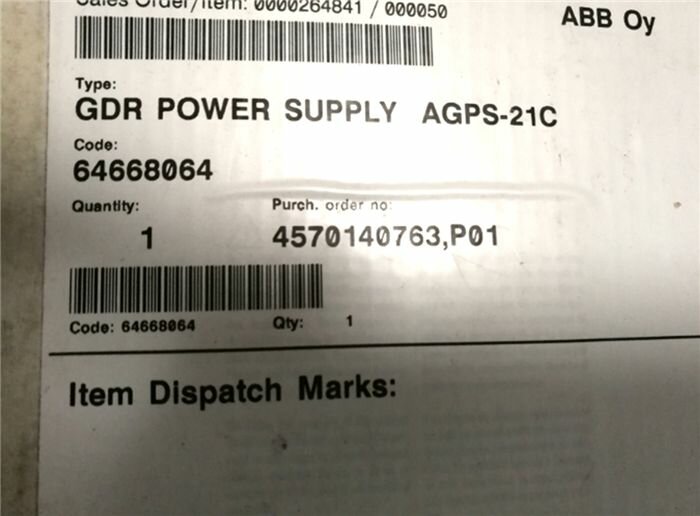 Модуль ABB AGPS-21C PCB Power Module