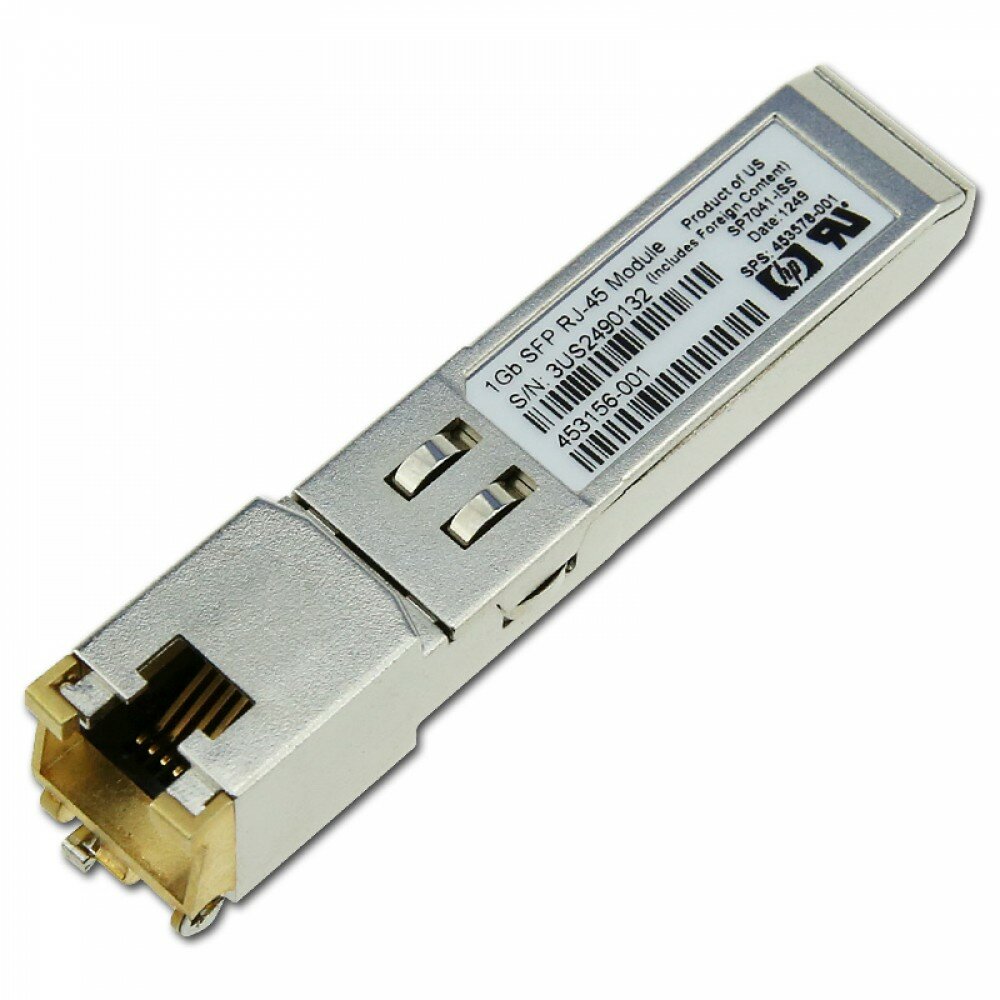 Трансивер HPE BLc VC 1GB SFP RJ-45 Module, 453156-001, 453578-001