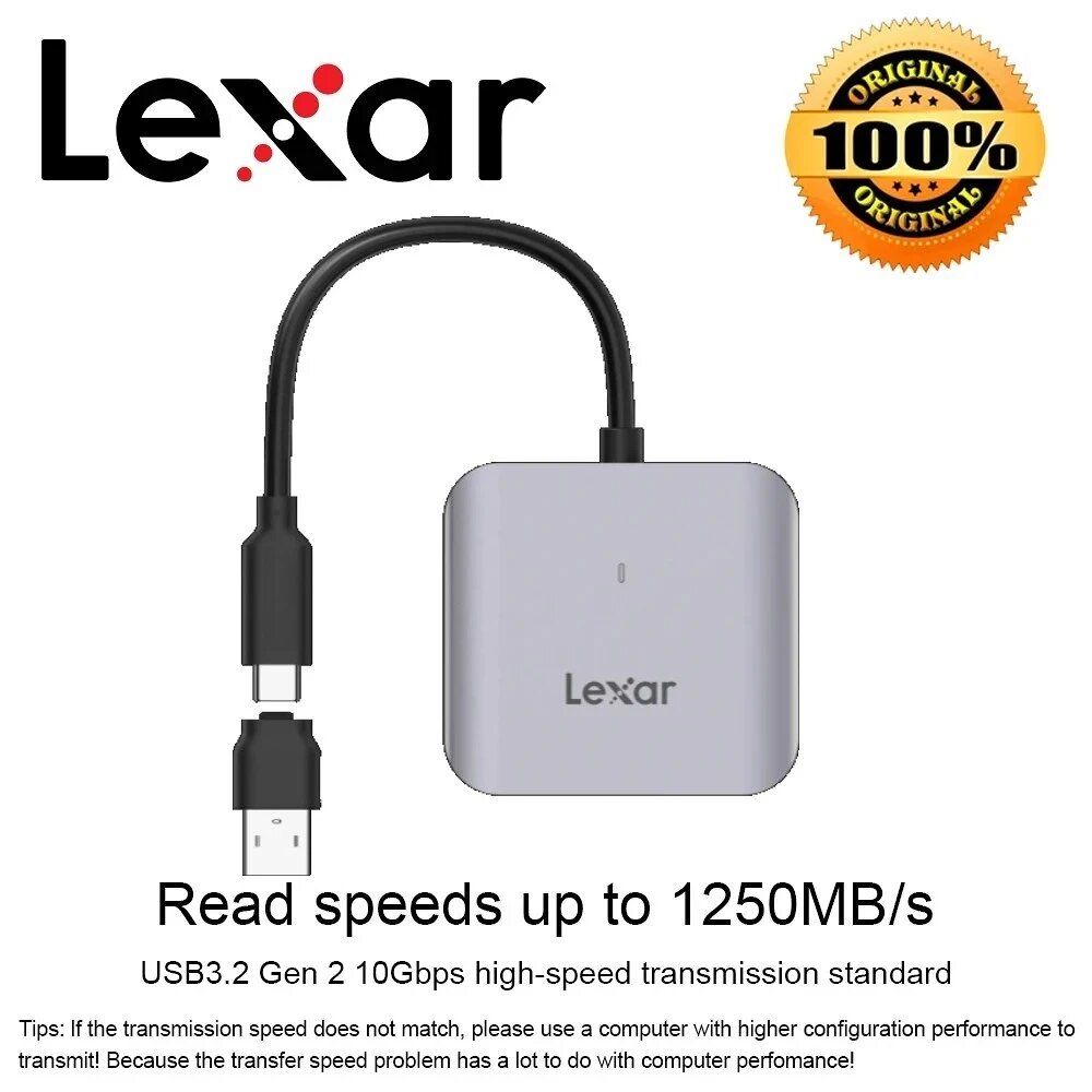 Lexar CFexpress Type B, чтение до 1250MB/s, 510U-1PCS