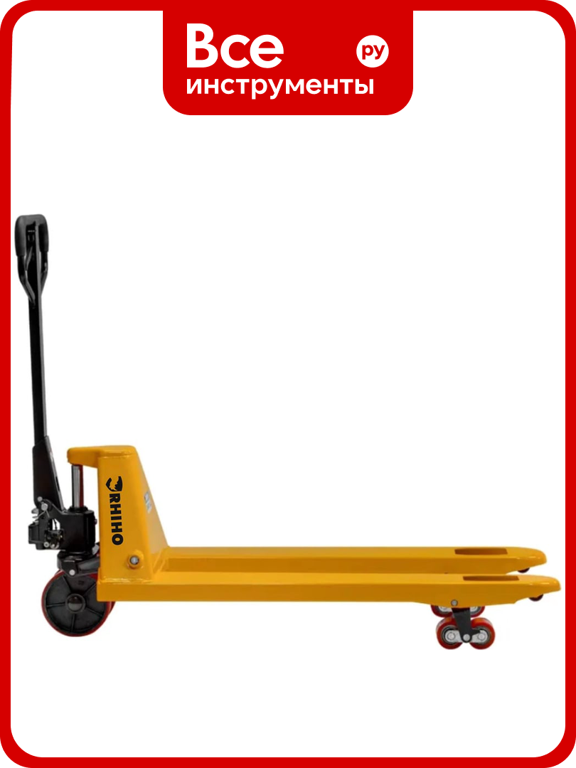 Гидравлическая тележка RHIHO Plus 3500 PDP полиуретановые колеса 3.5PDP