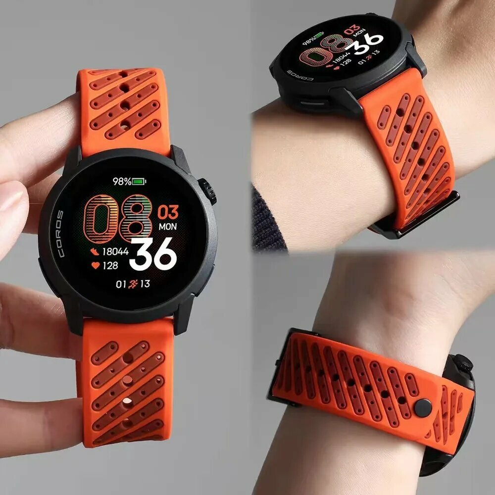 Ремешок для часов Huawei 22mm, силиконовый для GT 6 / GT 5 / GT6 Pro 46mm / GT Runner 2, спортивный мягкий ремешок