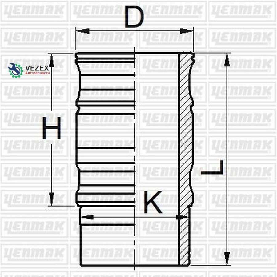 YENMAK 51-05963-000 Гильза цилиндра