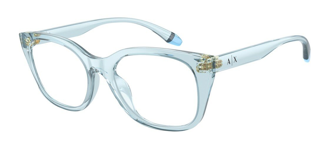 Оправа Armani Exchange AX 3099U 8340, квадратная, голубая, пластик