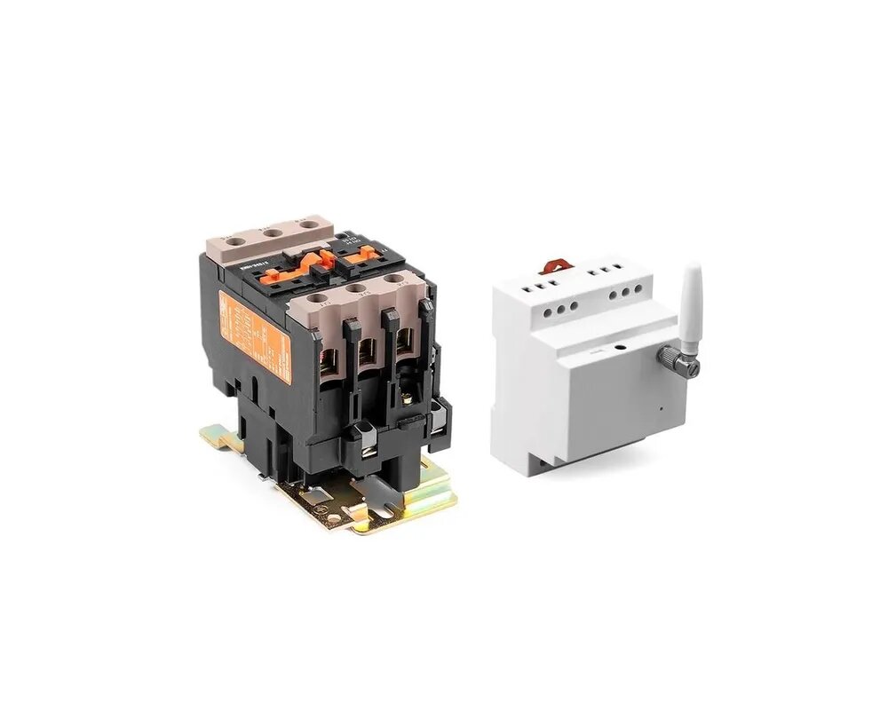 GSM термометр с контактором Страж GSM Мод: Din-rail 18,5 кВт (S14602SIM) - СМС датчик температуры, GSM датчик температуры simpal t2