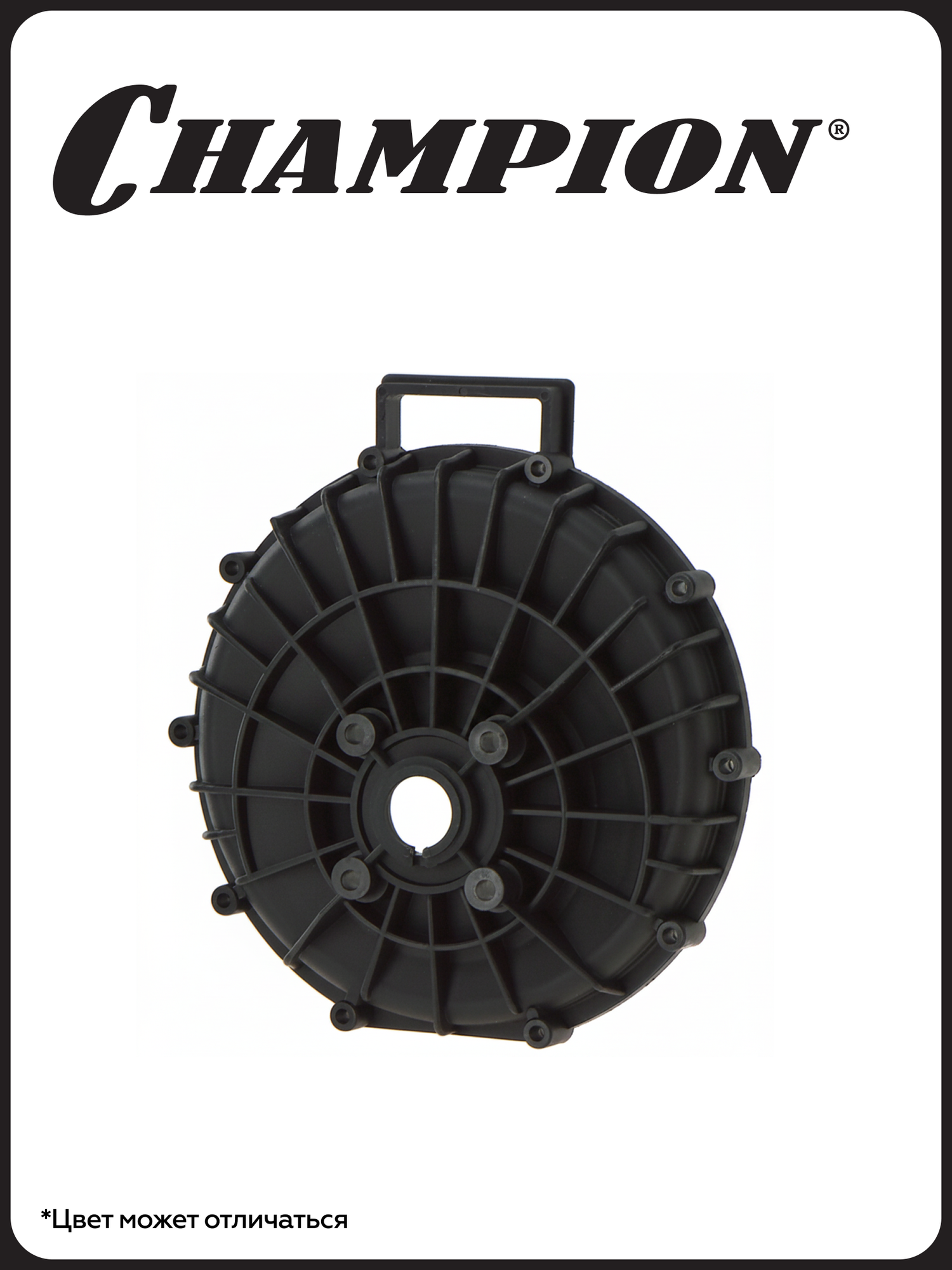 Корпус помпы для бензиновой мотопомпы CHAMPION GP55 сторона двигателя