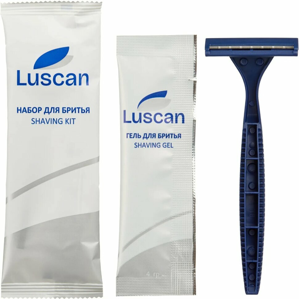 Набор бритвенный Luscan флоупак, 200шт, 1997344
