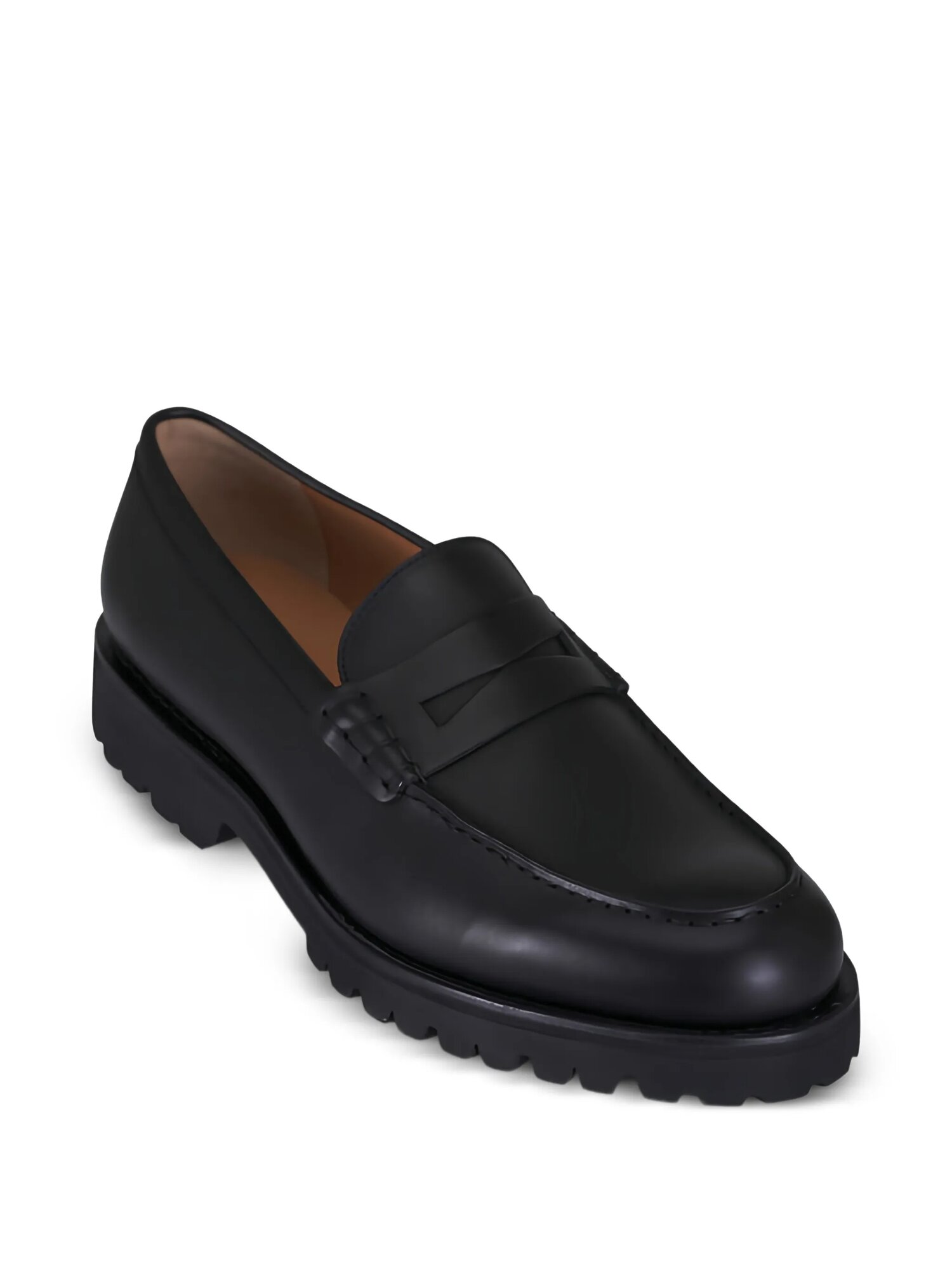 Лоферы Ateliers Heschung Leather lug-sole loafers, размер 11, черный — фото 1