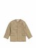 Куртка American Vintage Quilted logo-patch jacket, размер 13 лет, бежевый цветы ...