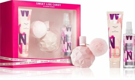 Подарочный набор Ariana Grande Sweet Like Candy, парфюмированная вода 100 мл, спрей для тела 118 мл, суфле для тела 100 мл