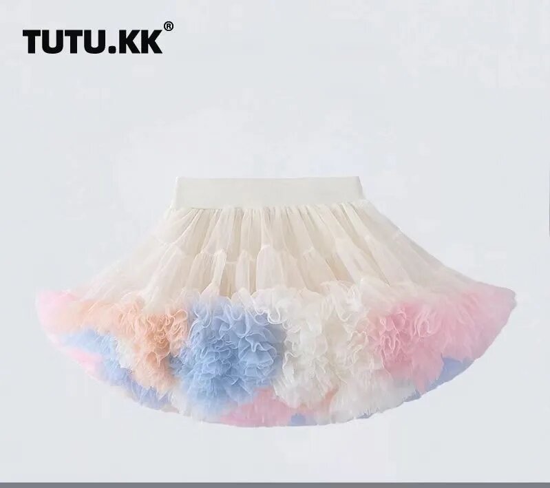 Супермягкая юбка из пышной шифона/Платья-пачки для девочек tutu XS
