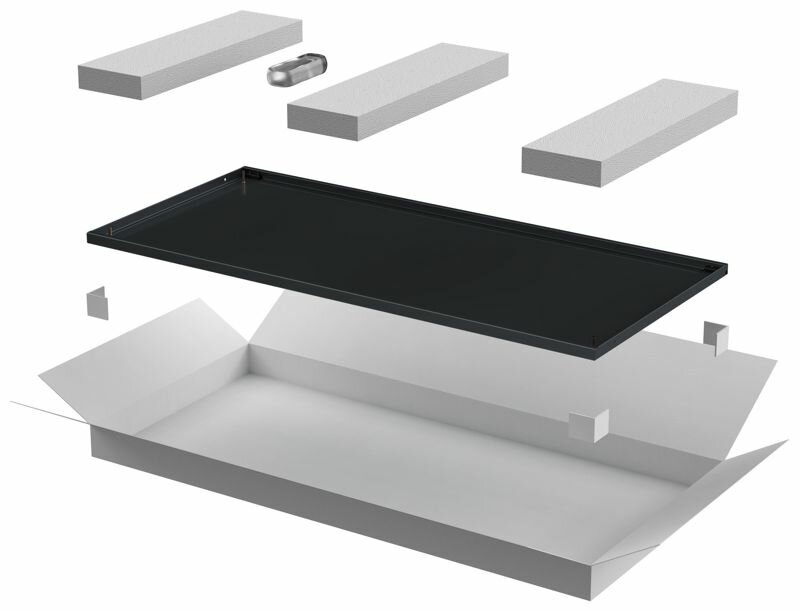 Дверь металлическая для шкафа LINEA N 18U 600мм черн. ITK LN05-18U6X-DM
