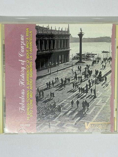 Музыкальный диск Fabulous History Of Canzona-14 Songs Torna A Surriento (CD, JAPAN) '97 NM