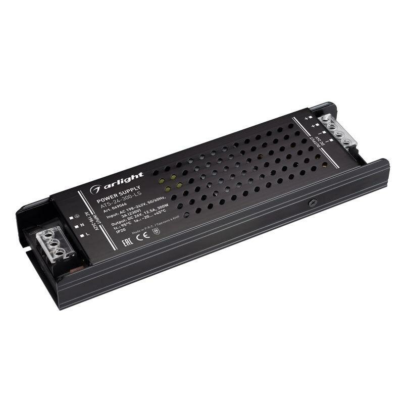 Блок питания ATS-24-300-LS 24В 12.5А 300Вт IP20 сетка Arlight 049066