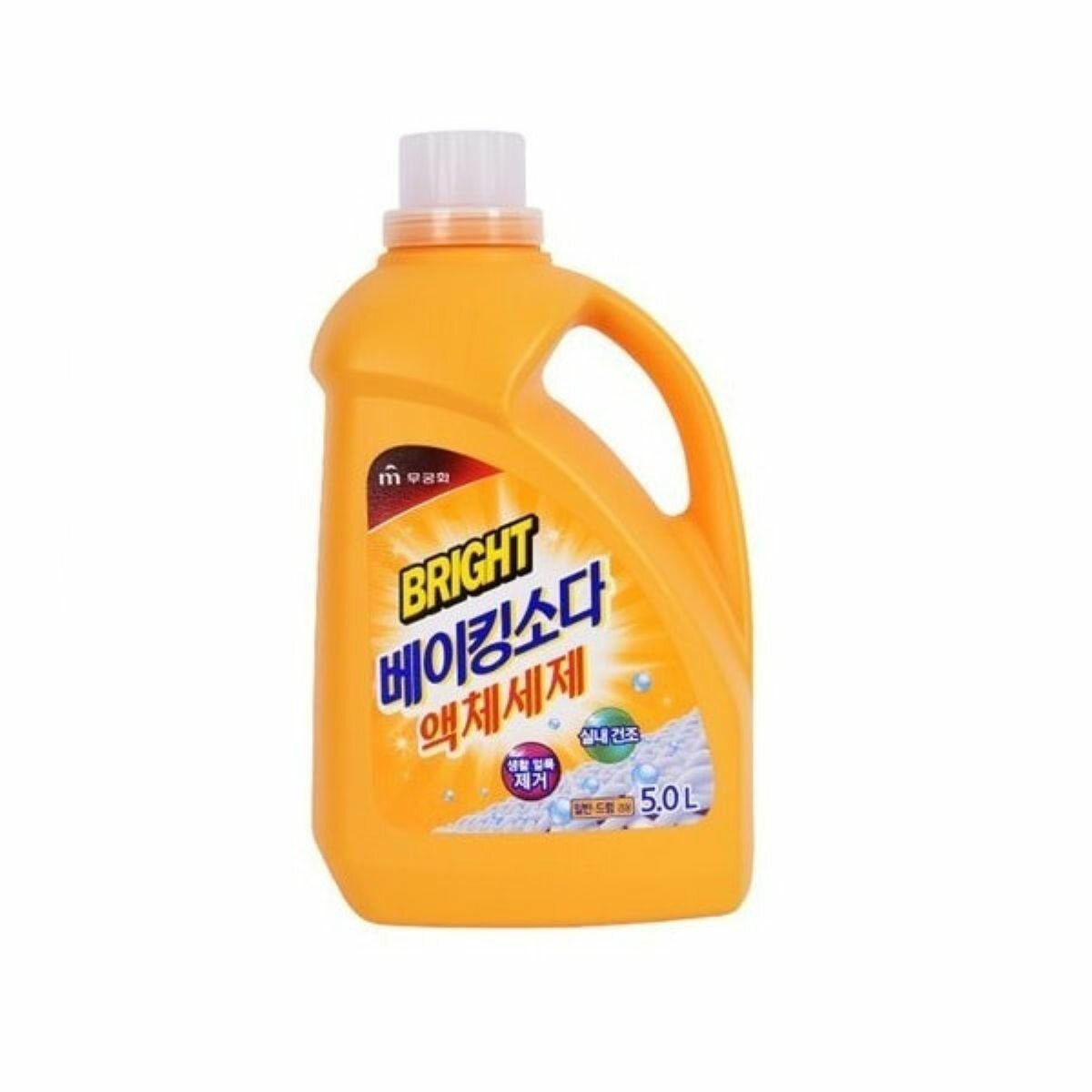 Жидкое средство Mukunghwa для стирки Bright Baking Soda Liquid Detergent с ферментами и содой, 5 л
