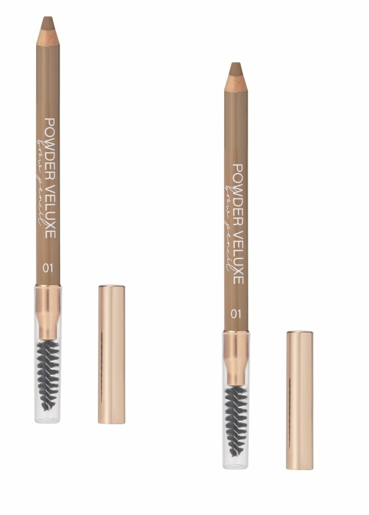 Карандаш для бровей пудровый Vivienne SaboCrayon a sourcils en poudre «Powder Veluxe» 01 2шт