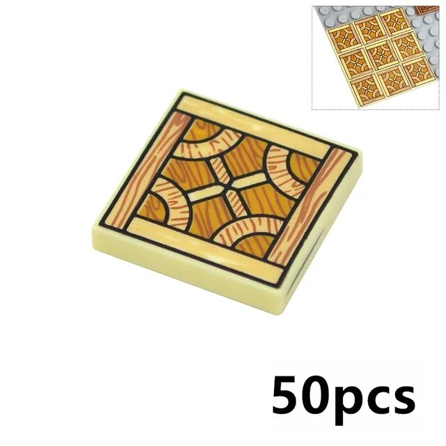 Лего плитка витражная G-50Pcs, 50шт