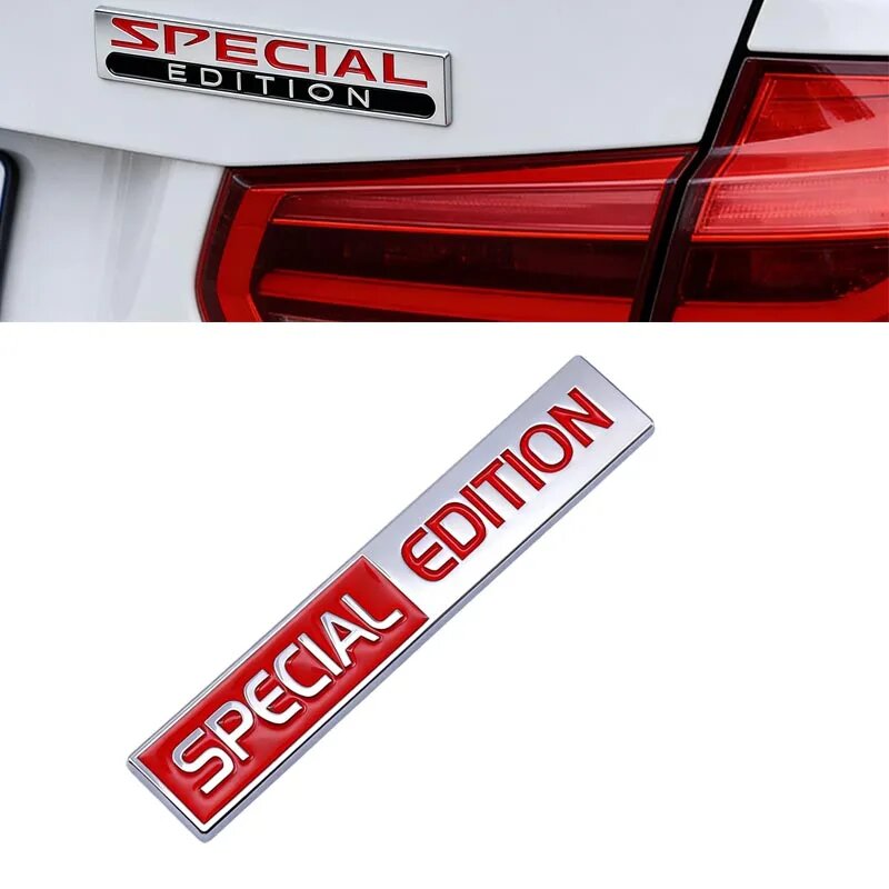 Наклейка "Special Edition" на автомобиль, цвет NO.10