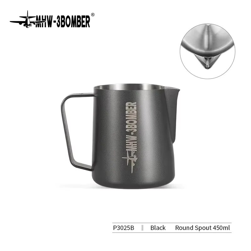 Кувшин для молока MHW-3BOMBER 450ml, черный