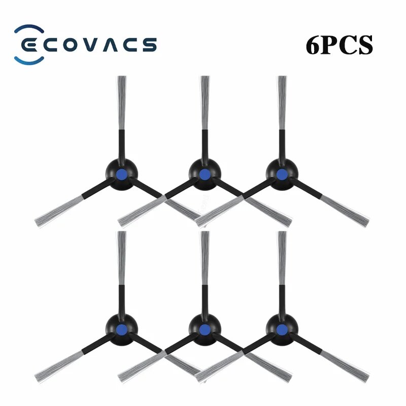 Аксессуары для робота-пылесоса Ecovacs X8 Pro Omni Темно-синий, 6pcs