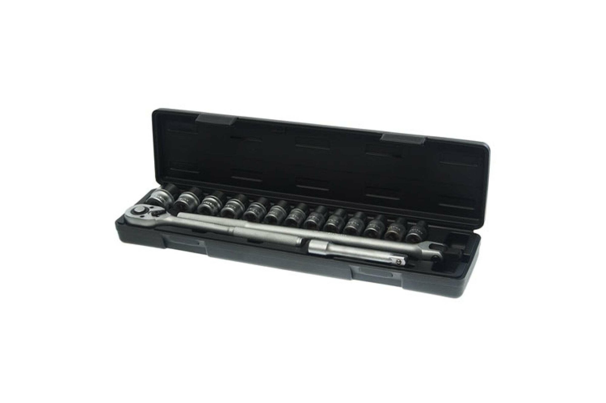 Набор инструмента: 1/2 DR 6-гранный (10-27мм) 17 предметов ROCKFORCE RF-4172-5 /1/8