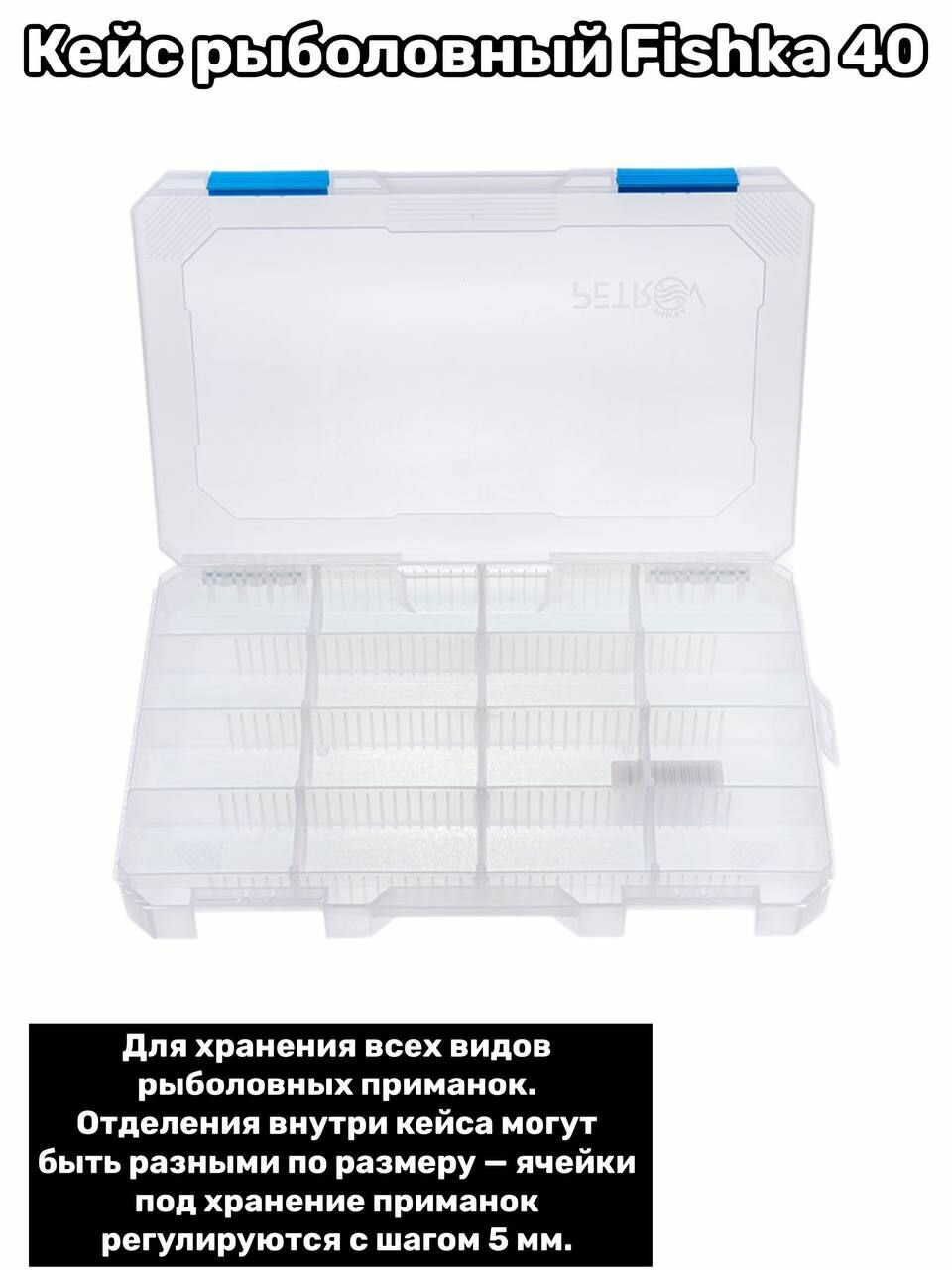 Рыболовный набор со снастью Кейс рыболовный FISHKA 40