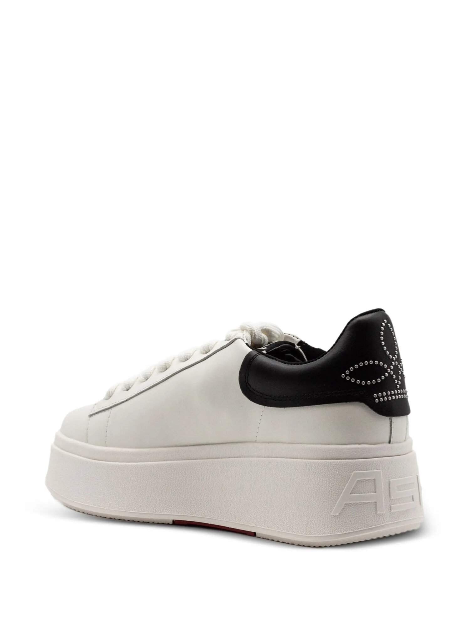 Кроссовки ASH Moby stud-embellished sneakers, размер 36, white — фото 1