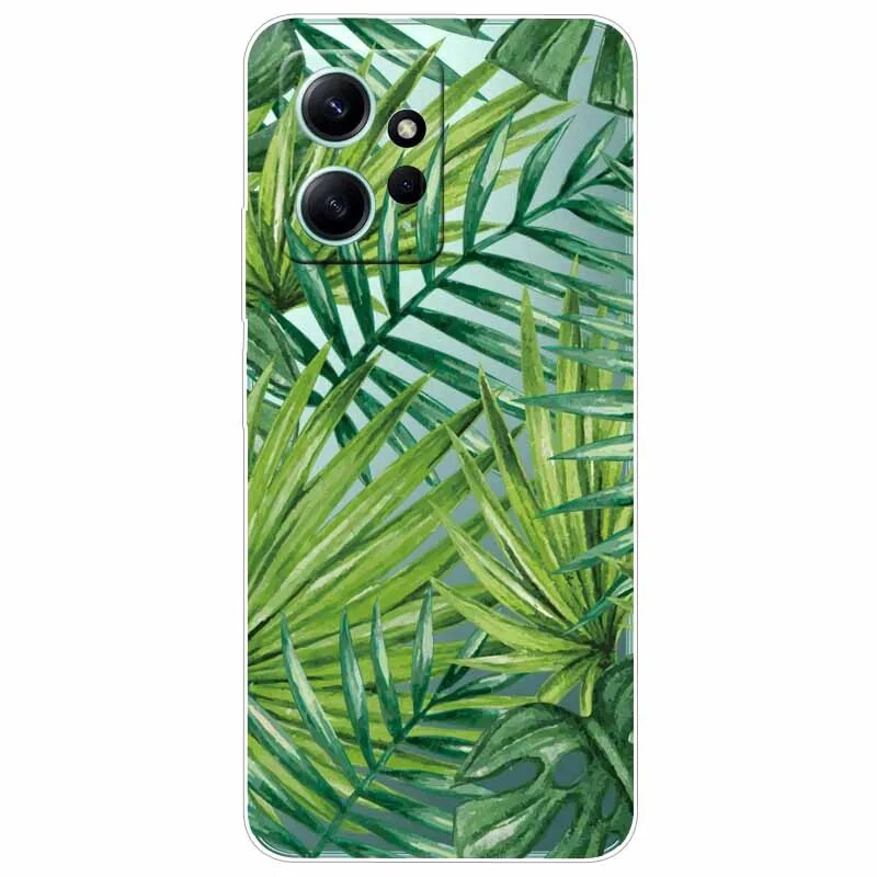 Для Xiaomi Redmi Note 12 4G 2023 чехол Global Clear TPU мягкий милый силиконовый чехол Зеленый, 2