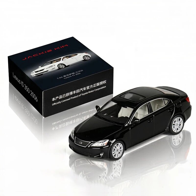 Модель автомобиля Lexus IS350 1:64 Come true Черный, Black