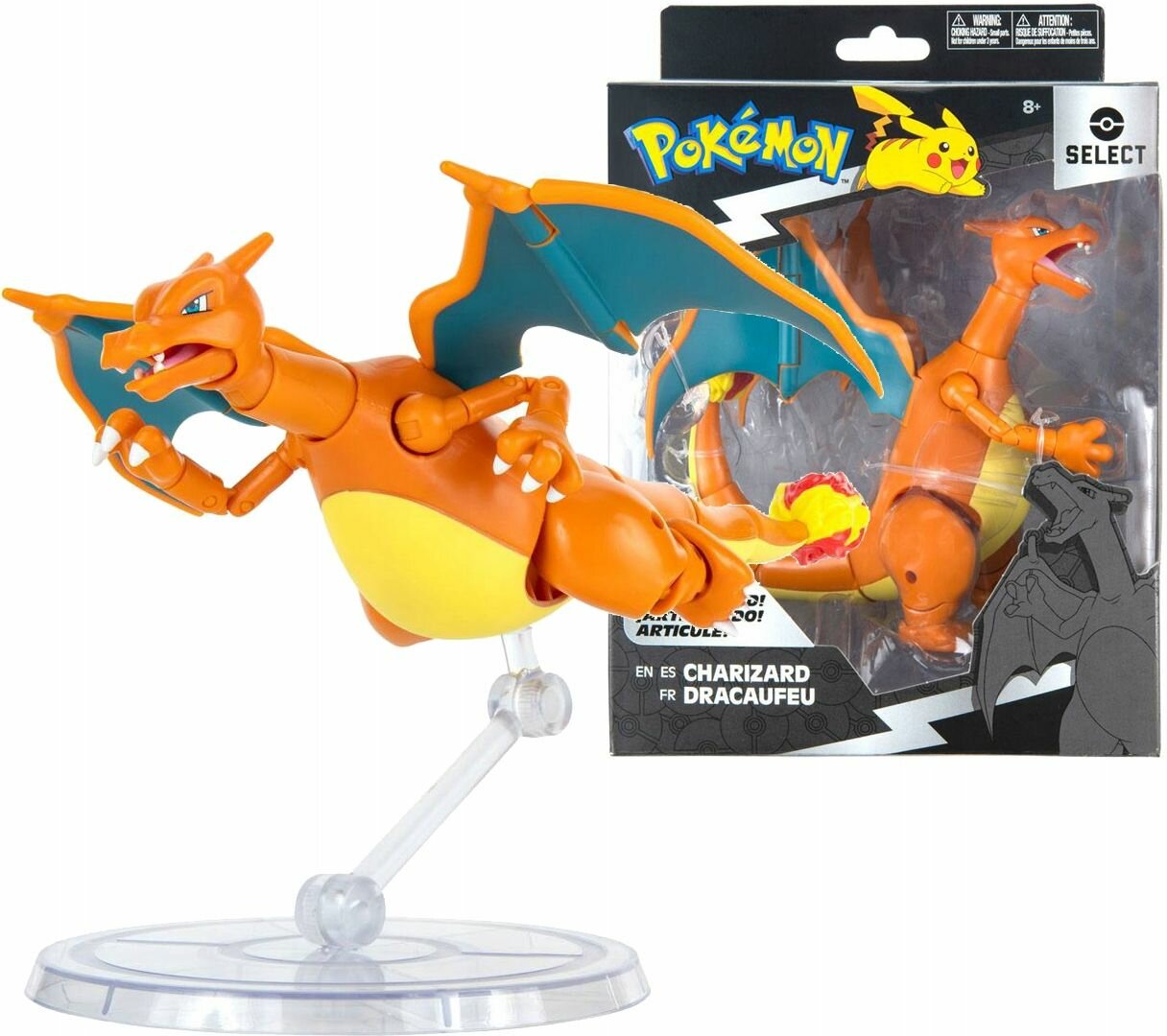 Фигурка Jazwares Pokemon - Большая фигура Чаризард - PKW2407Фигурка Jazwares Pokemon - Большая фигура Чаризард - PKW2407