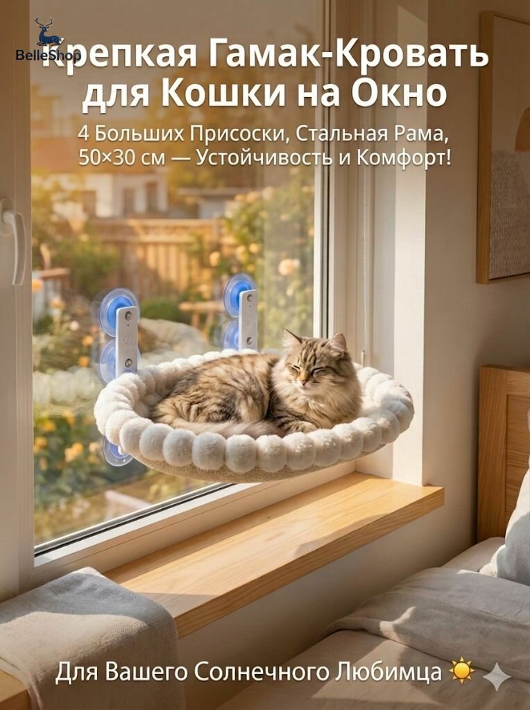 Гамак на окне для белых кошек, наполнитель для кошачьего туалета с присосками