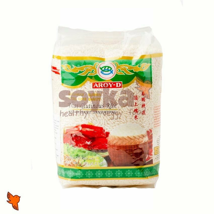 Рис клейкий тайский Aroy-D , 1кг