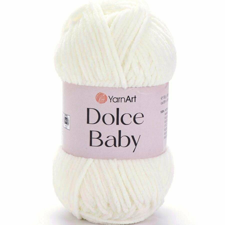 Пряжа Yarnart DOLCE BABY 745 кремовый (5 мотков)