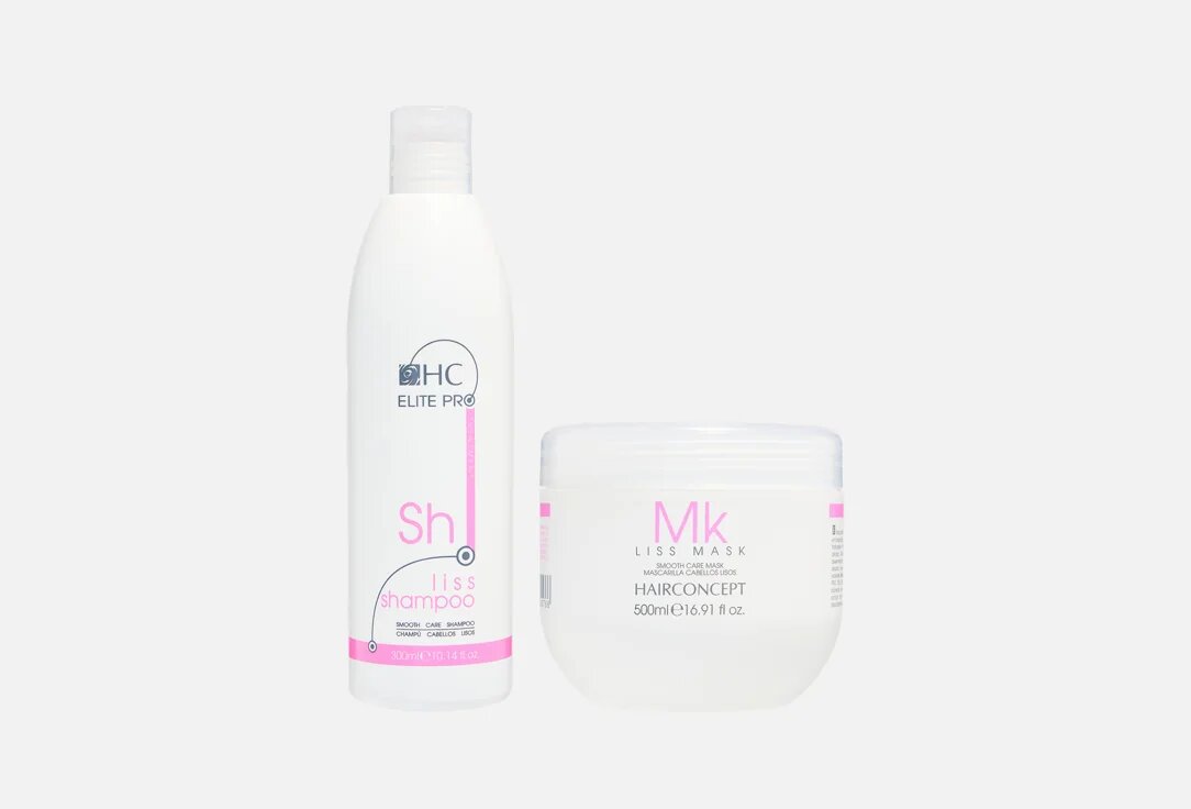 Hair Concept ELITE PRO LISS Набор шампунь+маска для волос 800 мл
