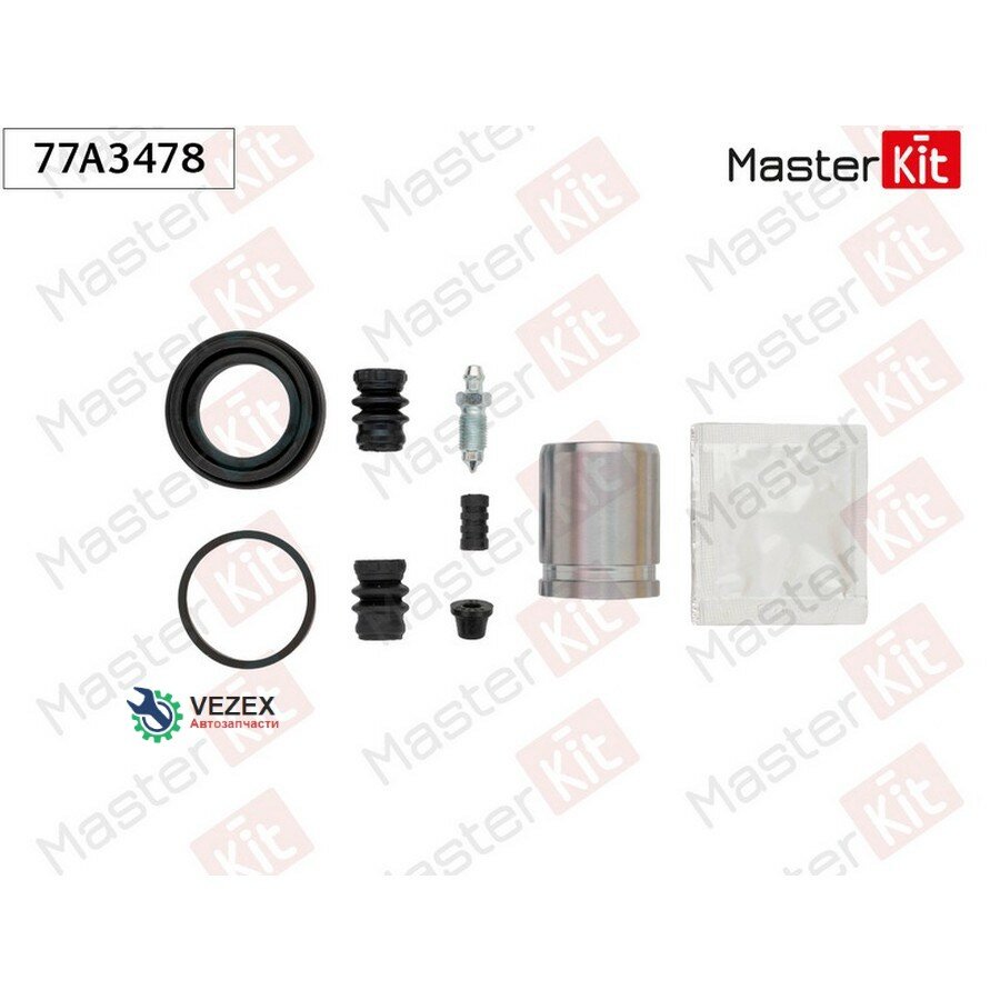 MASTERKIT 77A3478 Ремкомплект тормозного суппорта+поршень задний Subaru OUTBACK (BR) 2009 - 77A3478